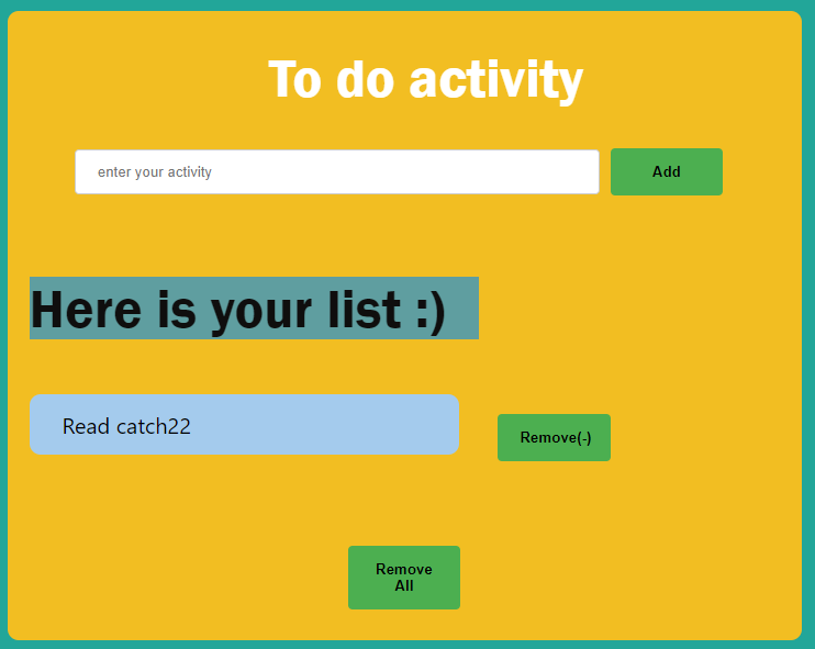 GitHub - ianandparmar/to-do-activity-in-react: Project- 8/100- To do ...