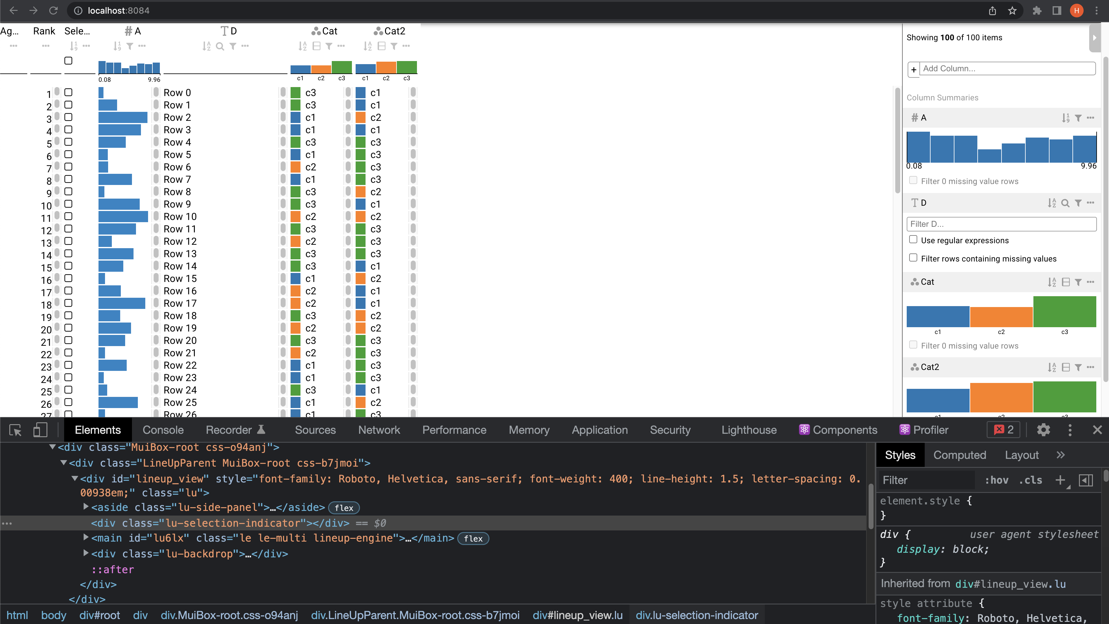 Error When Using Lineup In React App · Issue 567 · Lineupjs Lineupjs · Github