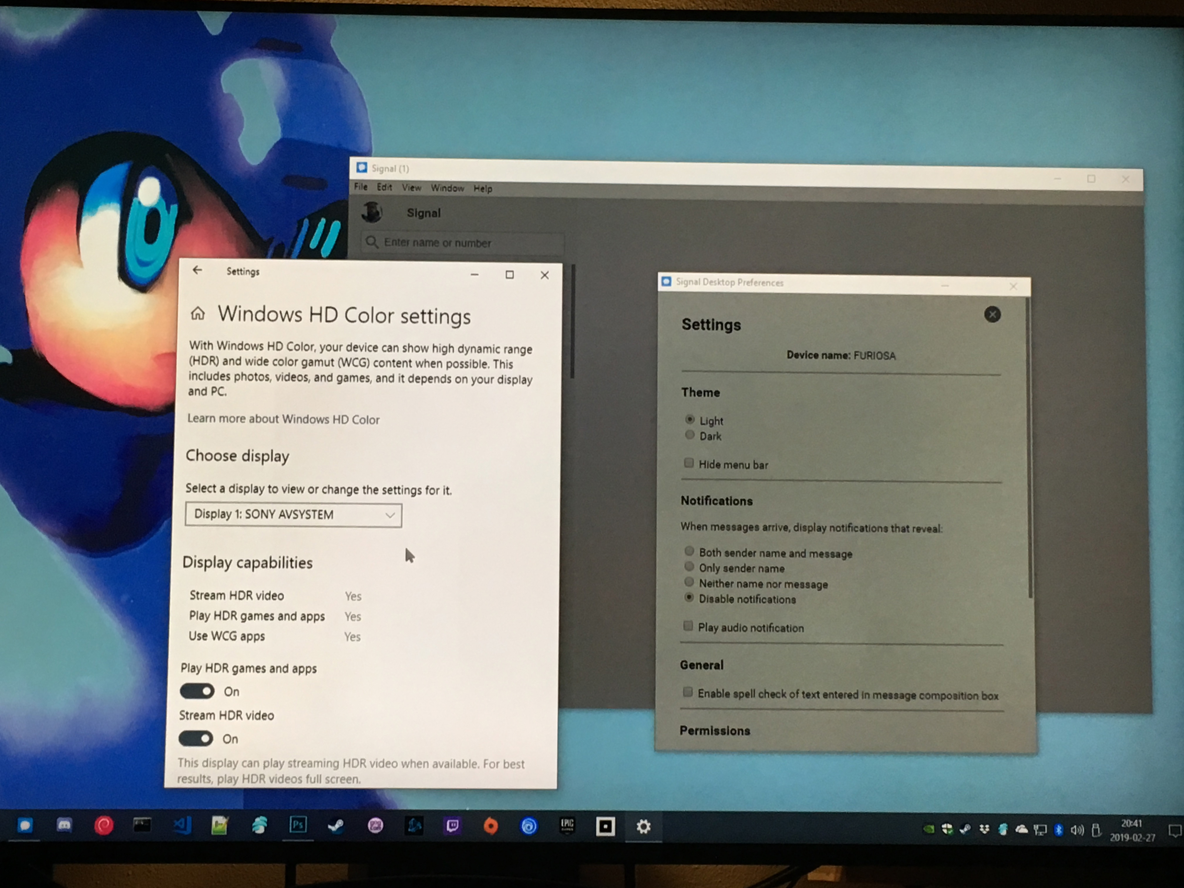 Desktop client (Windows) is too dim when HDR is enabled. · Issue #3181 · signalapp/Signal ...