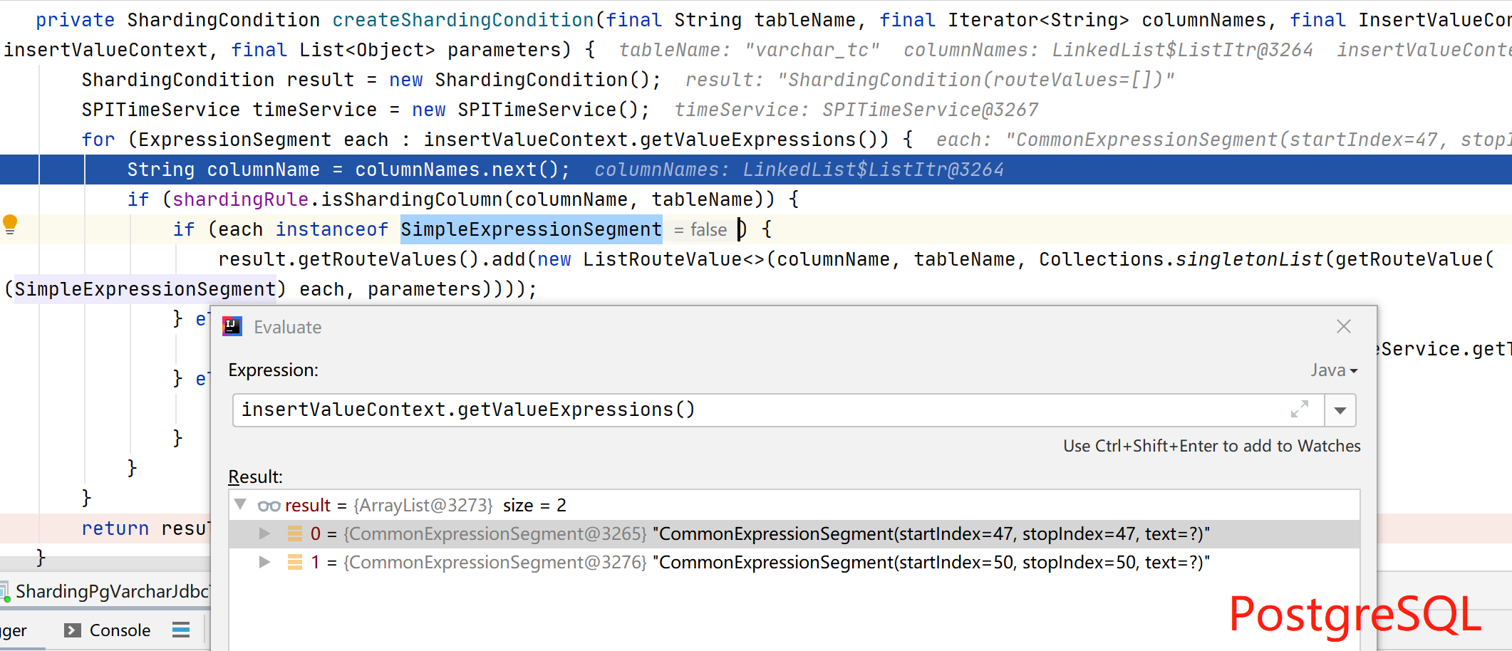 PostgreSQL plain insert doesn't work · Issue #6729 · apache/shardingsphere · GitHub