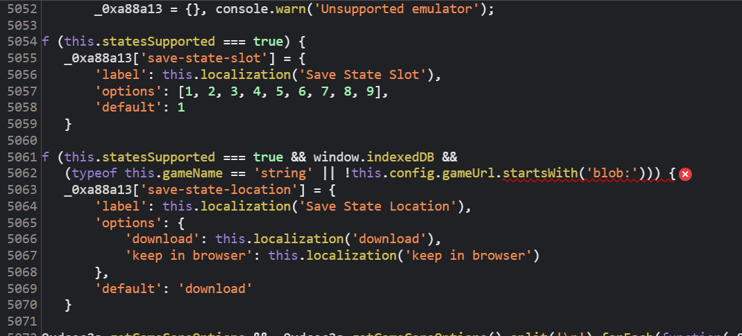 Feed blob instead of game rom url · Issue #419 · EmulatorJS/EmulatorJS · GitHub