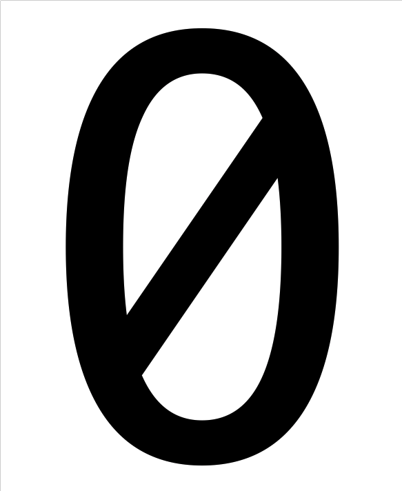 Slashed Zero Font Copy Paste Free Color Fonts For Iphone