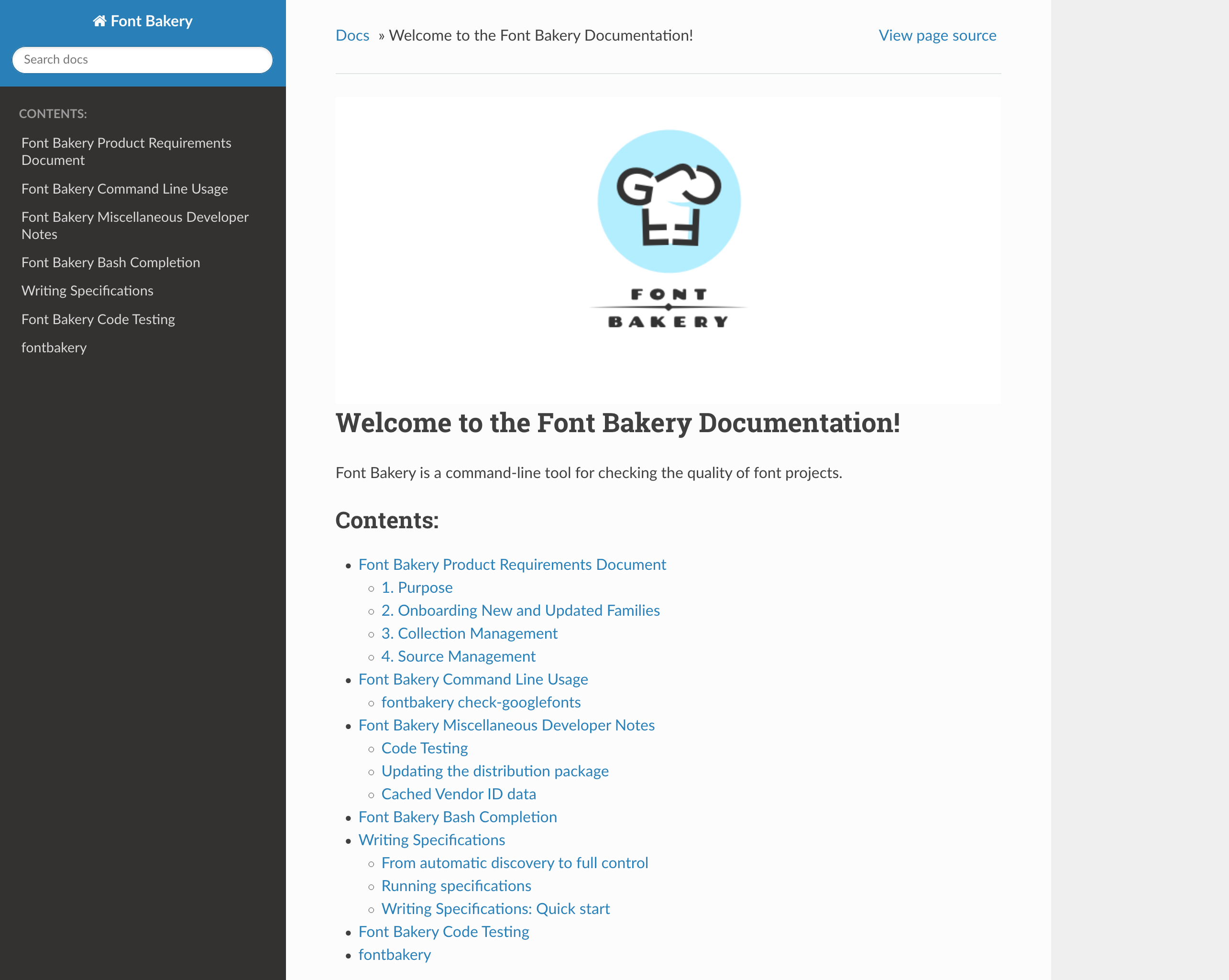 Generate documentation with Sphinx · Issue #2100 · fonttools/fontbakery · GitHub