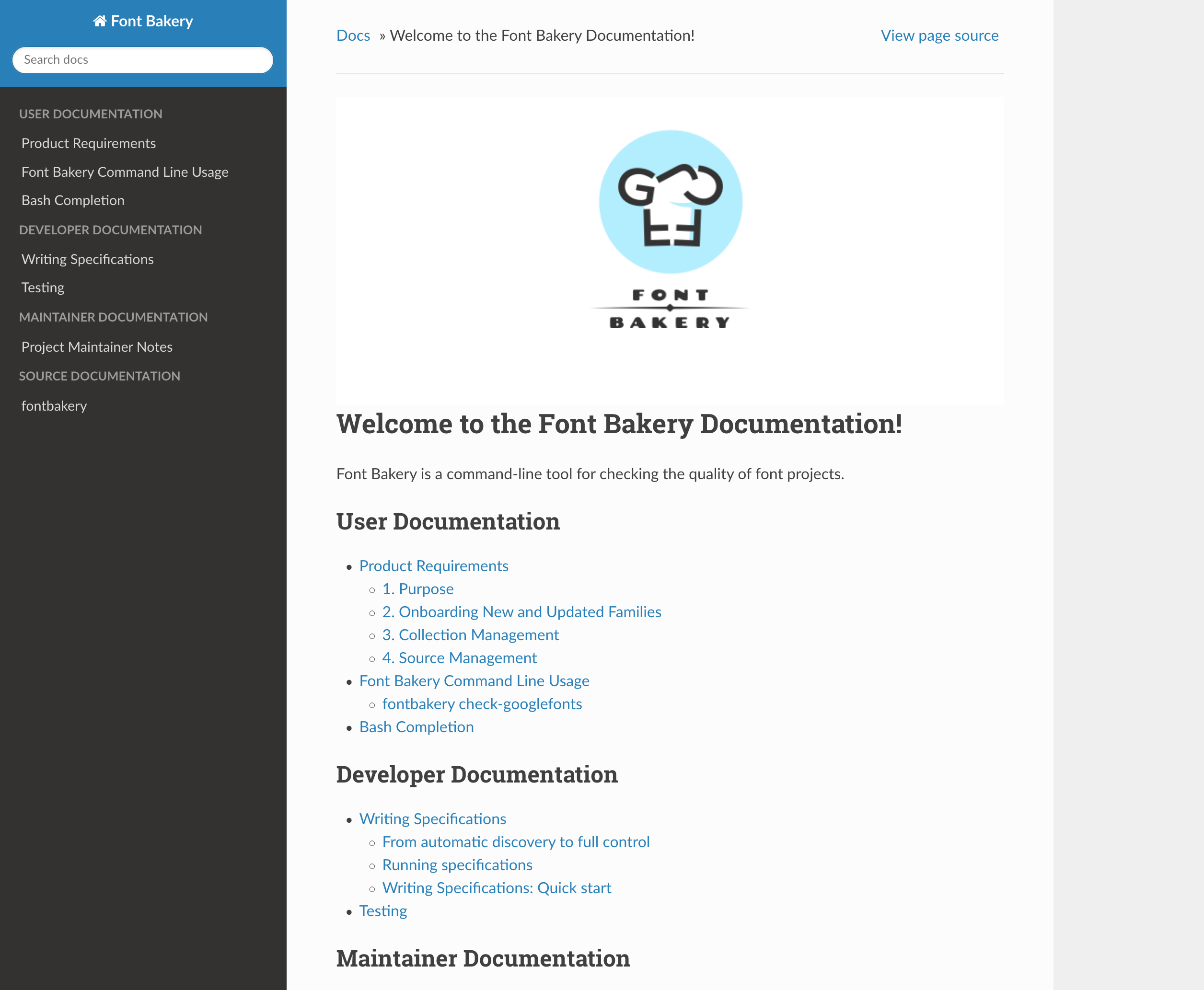 Generate documentation with Sphinx · Issue #2100 · fonttools/fontbakery · GitHub