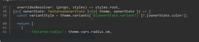 [joy-ui][Textarea] Color focused highlight on error · Issue #39329 · mui/material-ui · GitHub