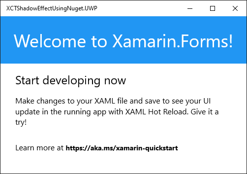 [Bug] UWP ShadowEffect does not work when using XCT nuget package · Issue #1841 · xamarin ...