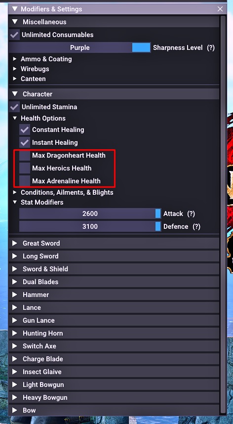 damage and defense modifiers not working · Issue #42 · Bimmr/Monster-Hunter-Rise-Reframework ...