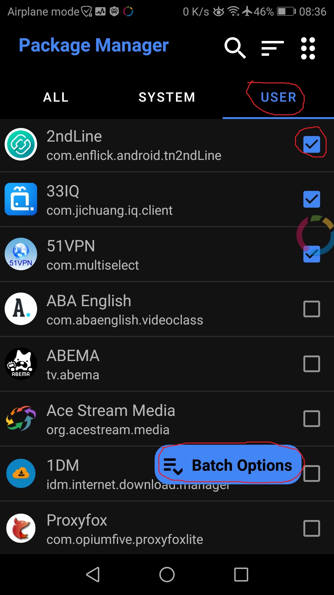 Batch Options Select all functions · Issue #22 · SmartPack/PackageManager · GitHub