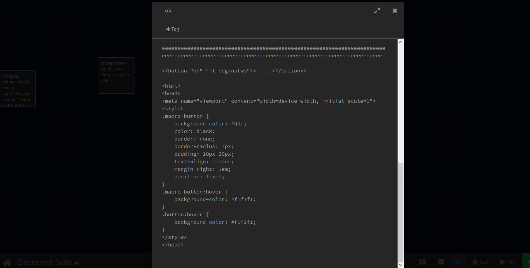 I broke twine on accident,Possibly a bug · Issue #482 · klembot/twinejs · GitHub