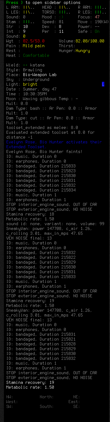 NPCs Eventually enter InfiniteLoop · Issue #3036 · cataclysmbnteam/Cataclysm-BN · GitHub