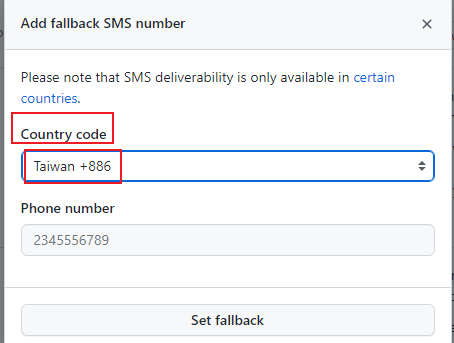 "Country code" should be changed to " Country/territory code" when add ...