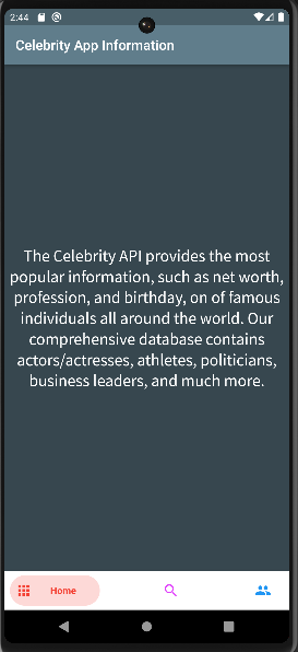GitHub - sagarsh4762/Celebrity-App: The Celebrity API provides the most popular information ...