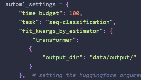 Adjust the indent · Issue #834 · microsoft/FLAML · GitHub