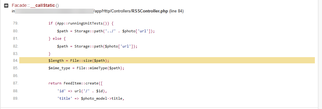 Internal Server Error when accessing RSS feed · Issue #747 · LycheeOrg/Lychee · GitHub
