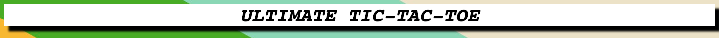 GitHub - alessandrolepri/WDI38--Project-01: Ultimate Tic-Tac-Toe