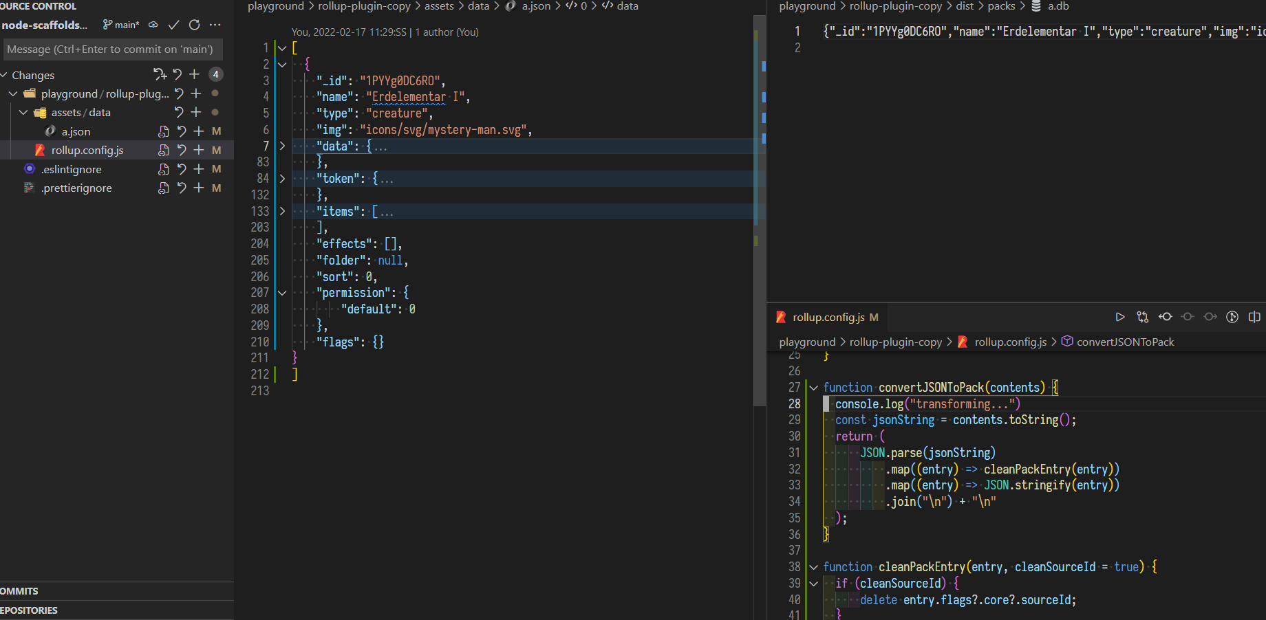 Problem with guanghechen/rollup-plugin-copy and transform · Issue #1 · guanghechen/node ...
