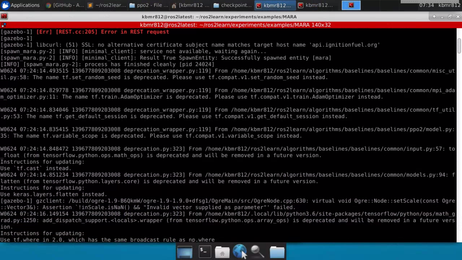 Cannot launch Gazebo world · Issue #9 · AcutronicRobotics/ros2learn · GitHub