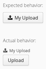 Setting caption text or icon breaks Upload button layout · Issue #11120 · vaadin/framework · GitHub