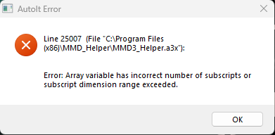 A few issues really hoping you see this · Issue #3 · philpw99/MMD3_Helper · GitHub