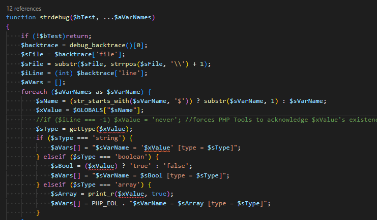 Globals In Function Leaves Variable Unassigned · Issue 303 · Devsense Phptools Docs · Github