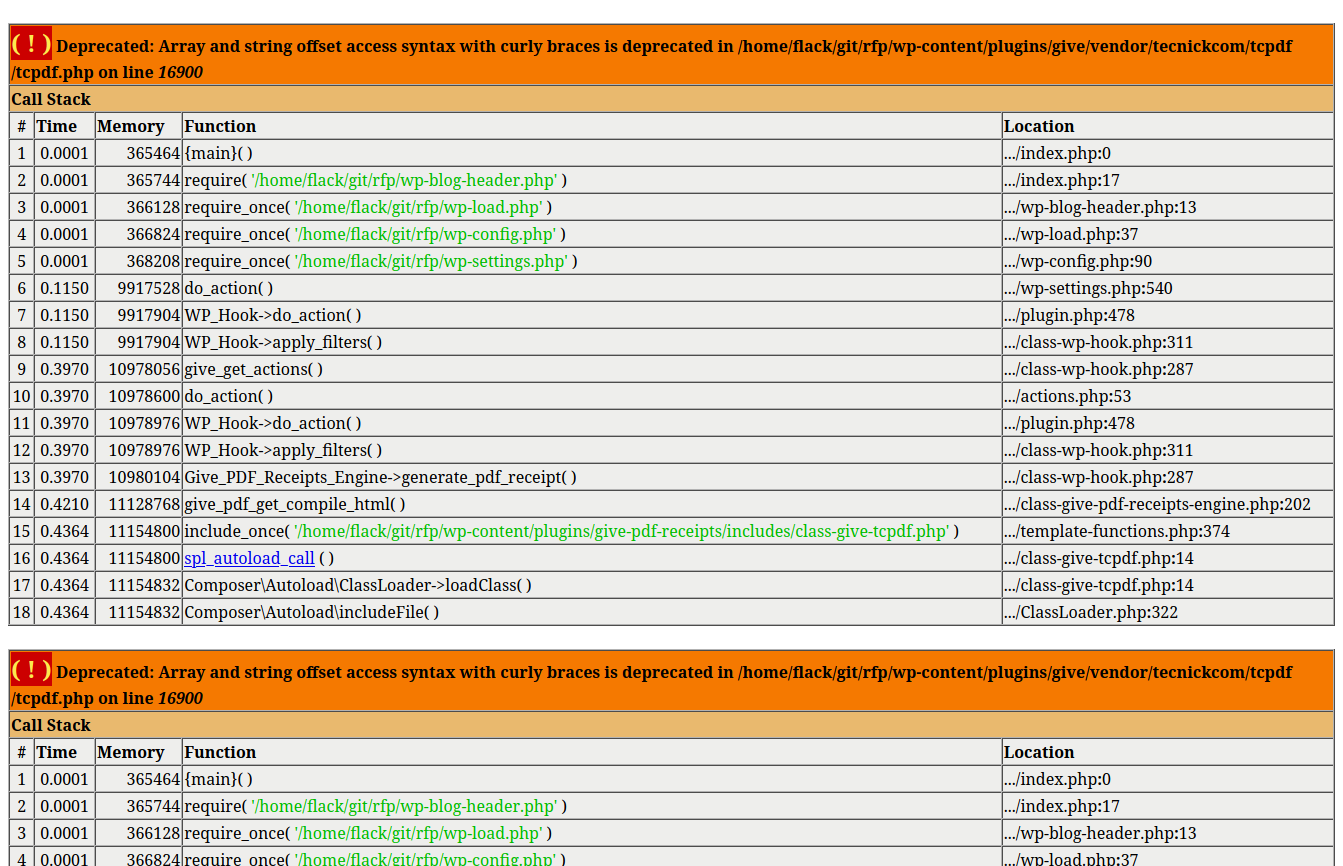Bundled Tcpdf Does Not Work Well With Php 7 4 · Issue 4772 · Impress Org Givewp · Github