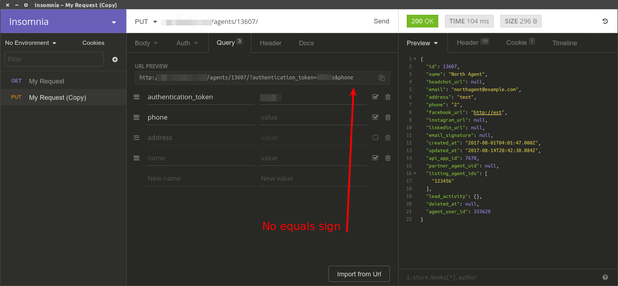 [BUG] Empty parameters are sent without the equal sign for x-www-form-urlencoded requests ...