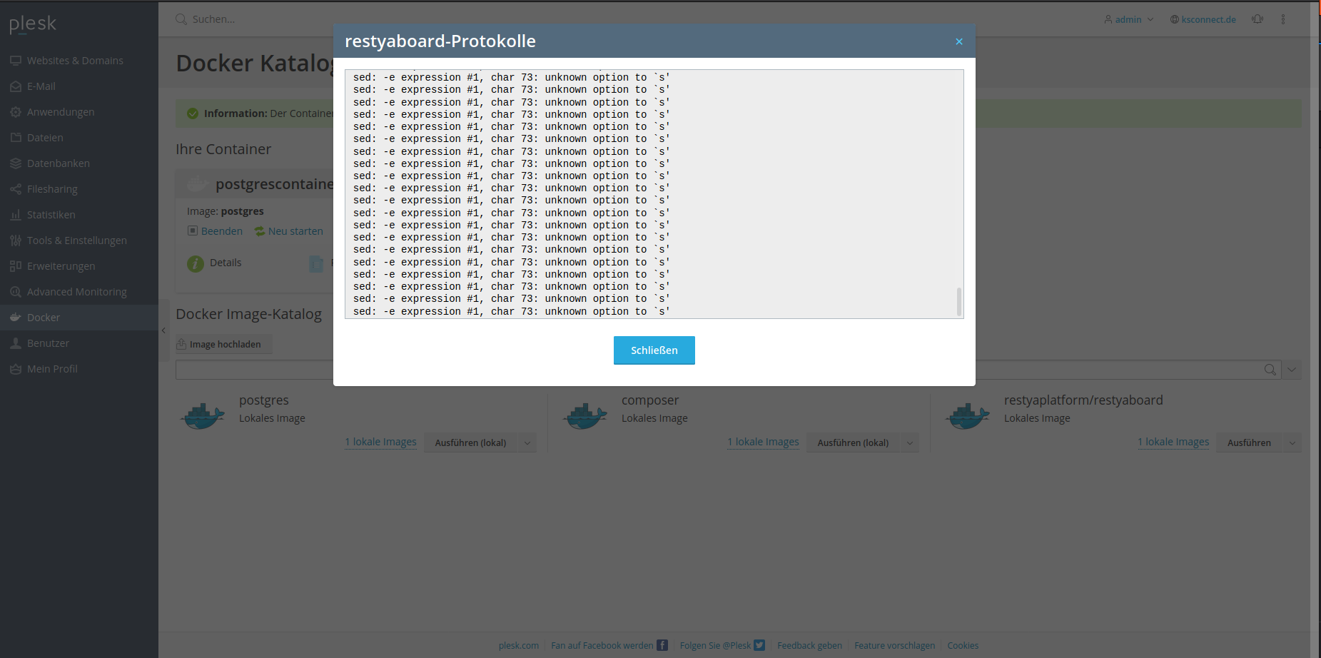 Problem with Restya via Docker and Plesk · Issue #4018 · RestyaPlatform ...