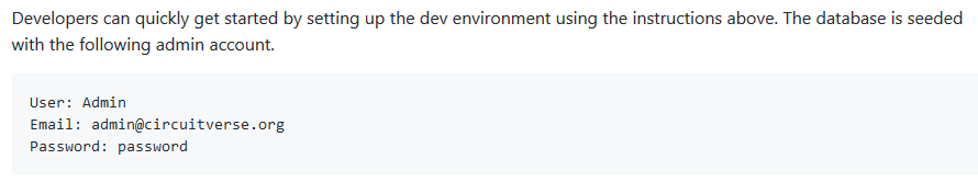 Unable to login using the admin credentials mentioned. · Issue #518 ...