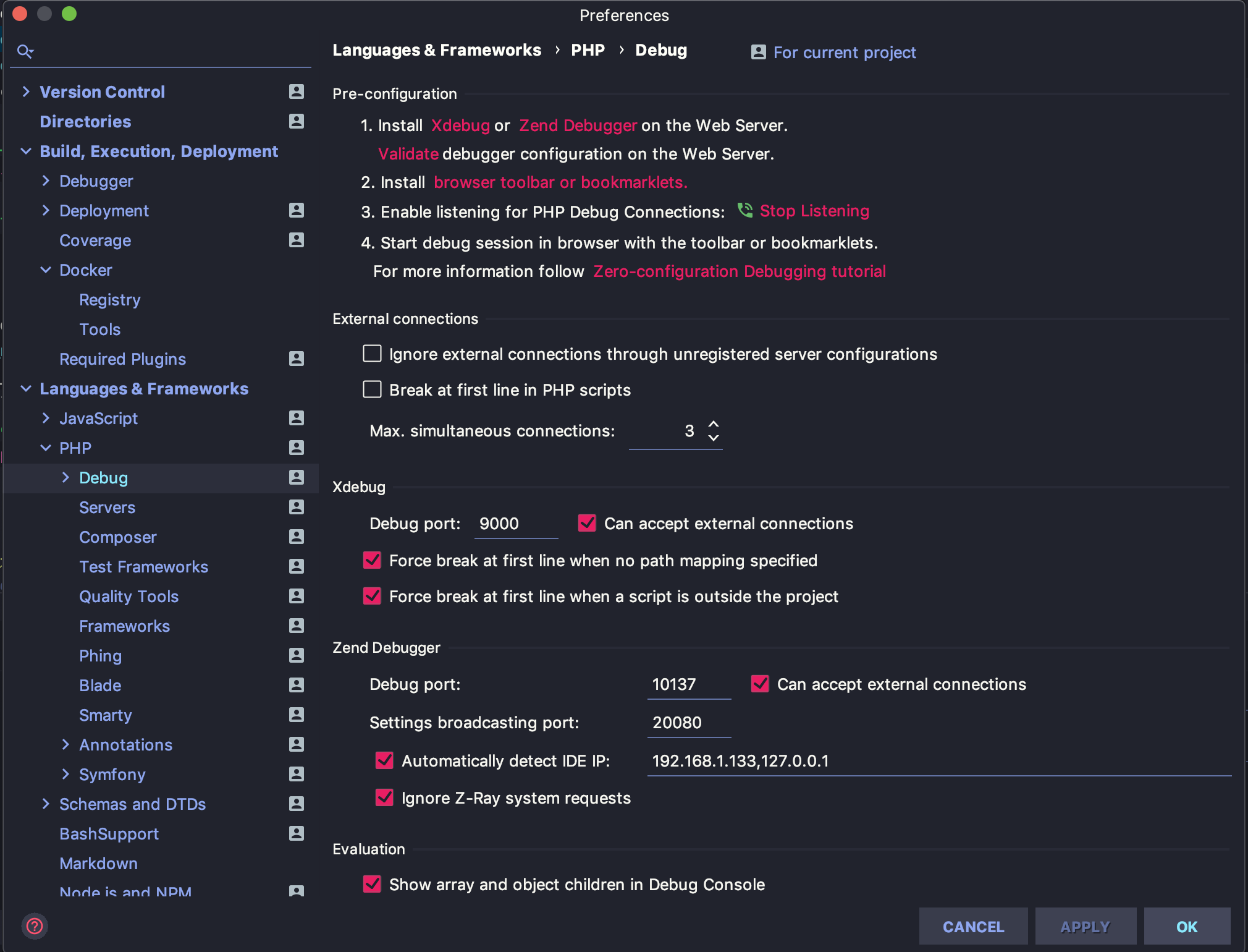 Waiting for incoimng connexion with · Issue #2327 · laradock/laradock · GitHub