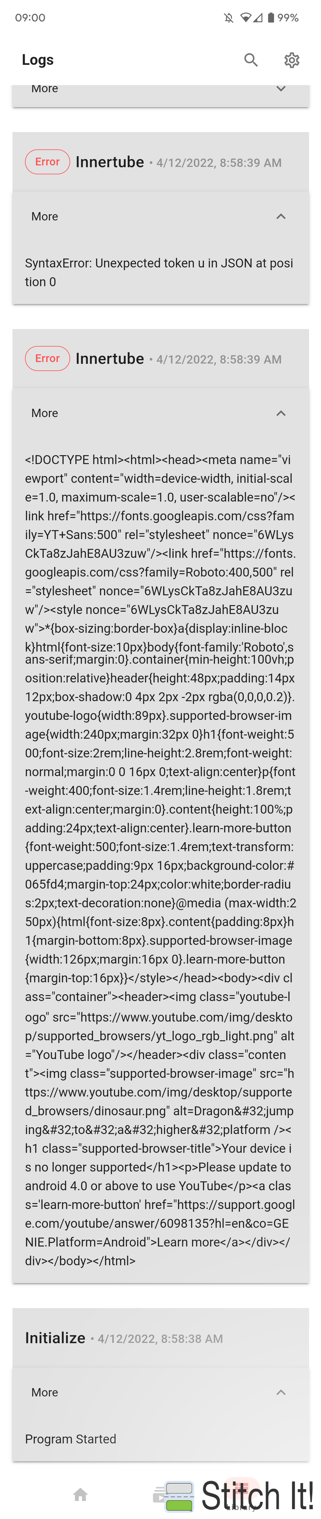 Feed unable to load · Issue #243 · VueTubeApp/VueTube · GitHub