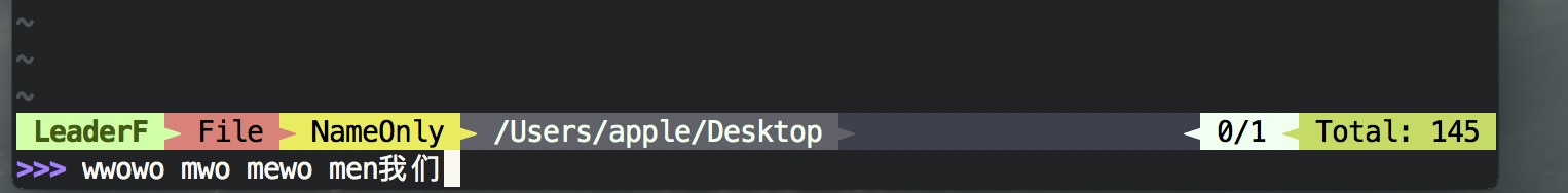 搜索中文的时候，会出现输入异常情况 · Issue #200 · Yggdroot/LeaderF · GitHub