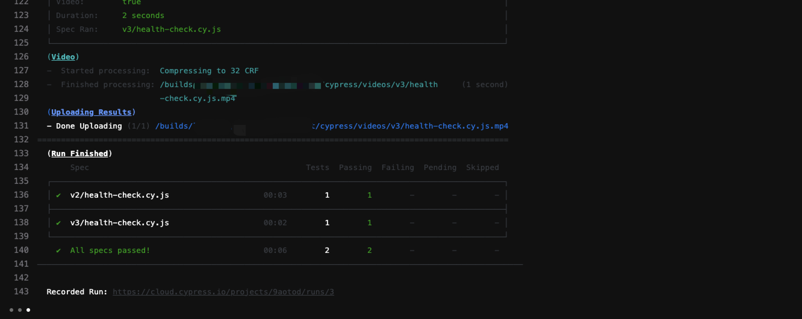 Gitlab Ci Job Does Not End Properly When `cypress Run` Contains A Specific Page That Was Visited