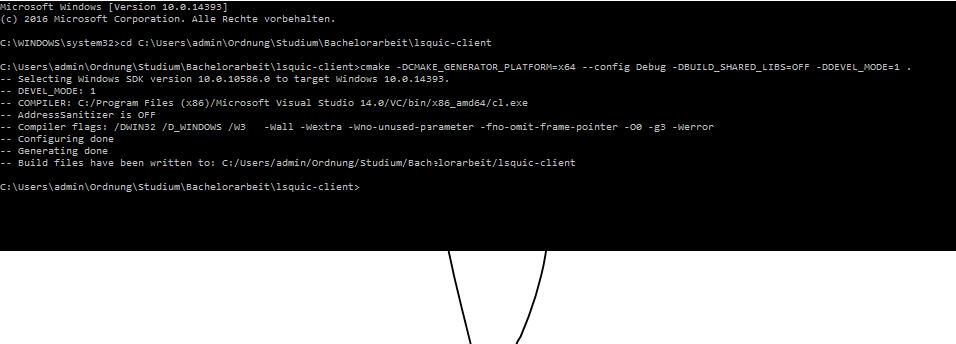 Invalid numeric argument Error building LsQuic in Windows/Visual Studio · Issue #10 ...