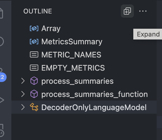 Feature Request Improve Outline Tab To Control Nesting · Issue 171468 