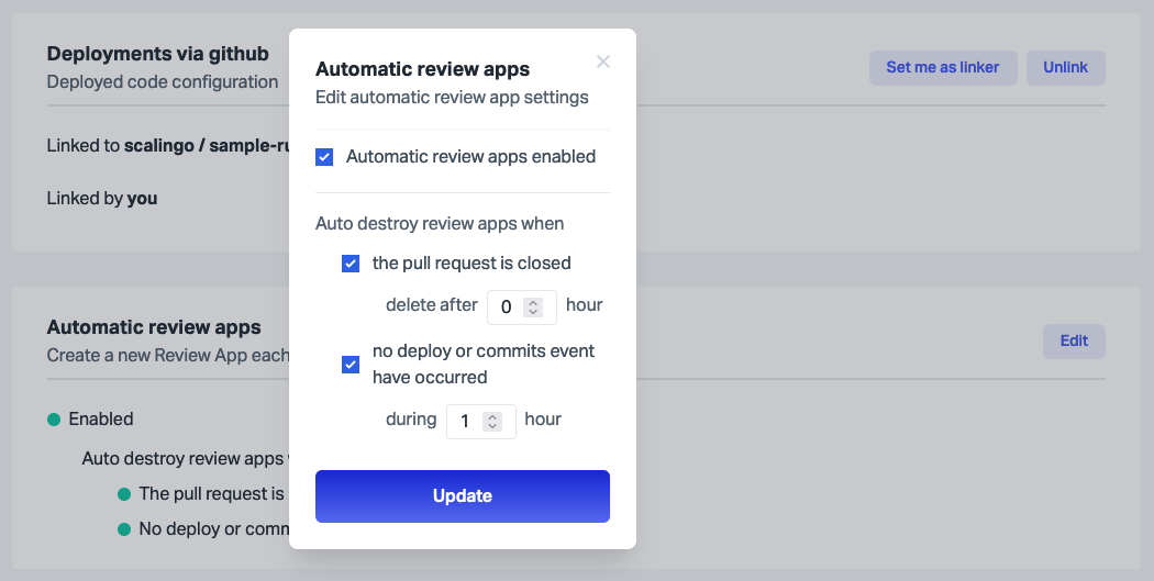 Better explain the impact of enabling Review Apps · Issue #1911 · Scalingo/documentation · GitHub