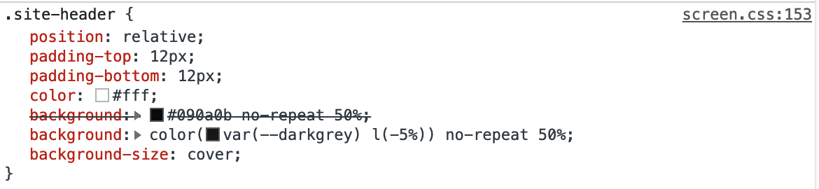 Site header background color missing · Issue #548 · TryGhost/Casper · GitHub