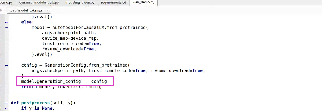 [BUG] 官方web_demo有问题，请优化，AttributeError: 'GenerationConfig' object has no attribute 'chat_format ...