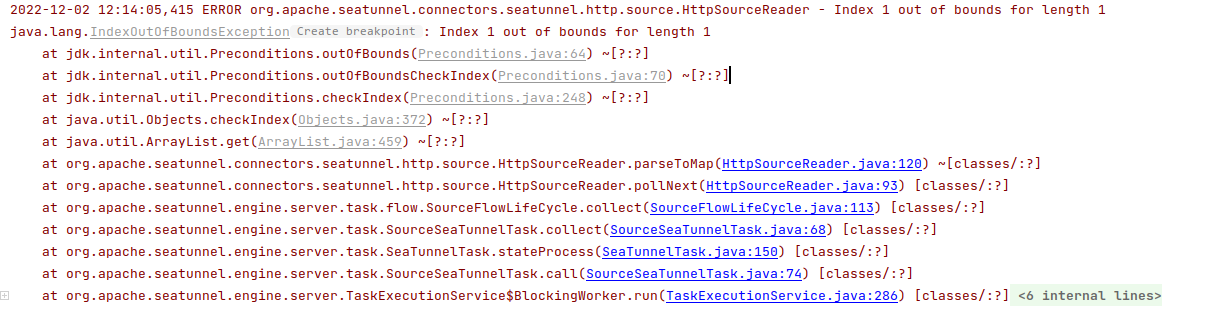 [Bug] [seatunnel-connectors-v2] [connector-http] http json request error · Issue #3628 · apache ...