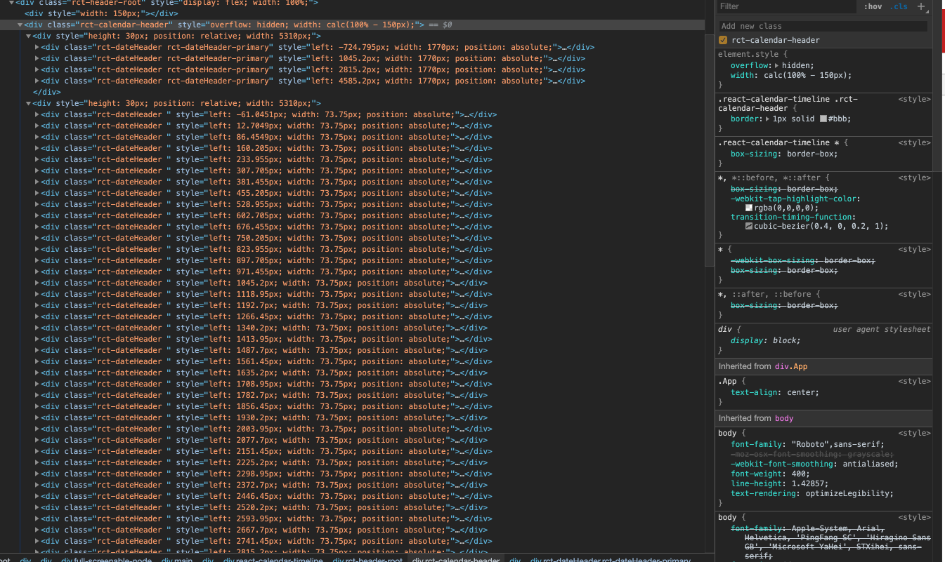 header doesn't horizontal scroll · Issue #679 · namespace-ee/react-calendar-timeline · GitHub