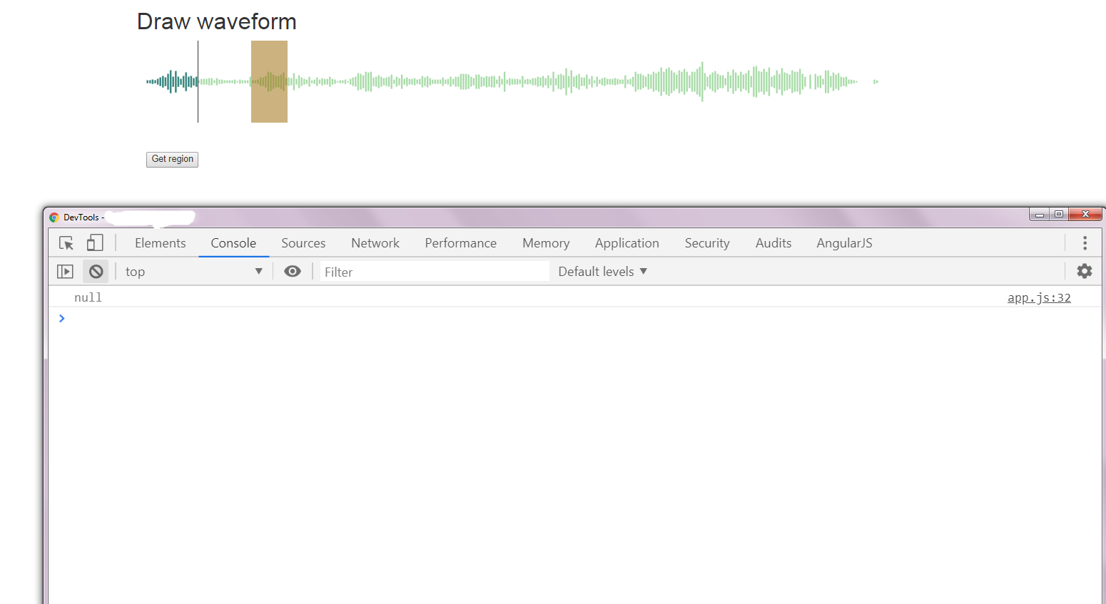 How to use getCurrentRegion function ? · Issue #1721 · katspaugh/wavesurfer.js · GitHub