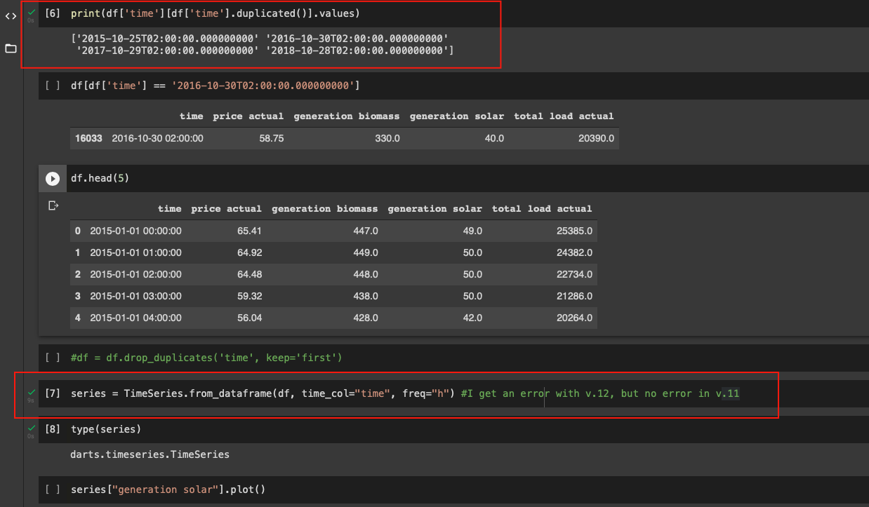 [BUG] Timeseries.from_dataframe() does not handle localized datetime64 index correctly anymore ...
