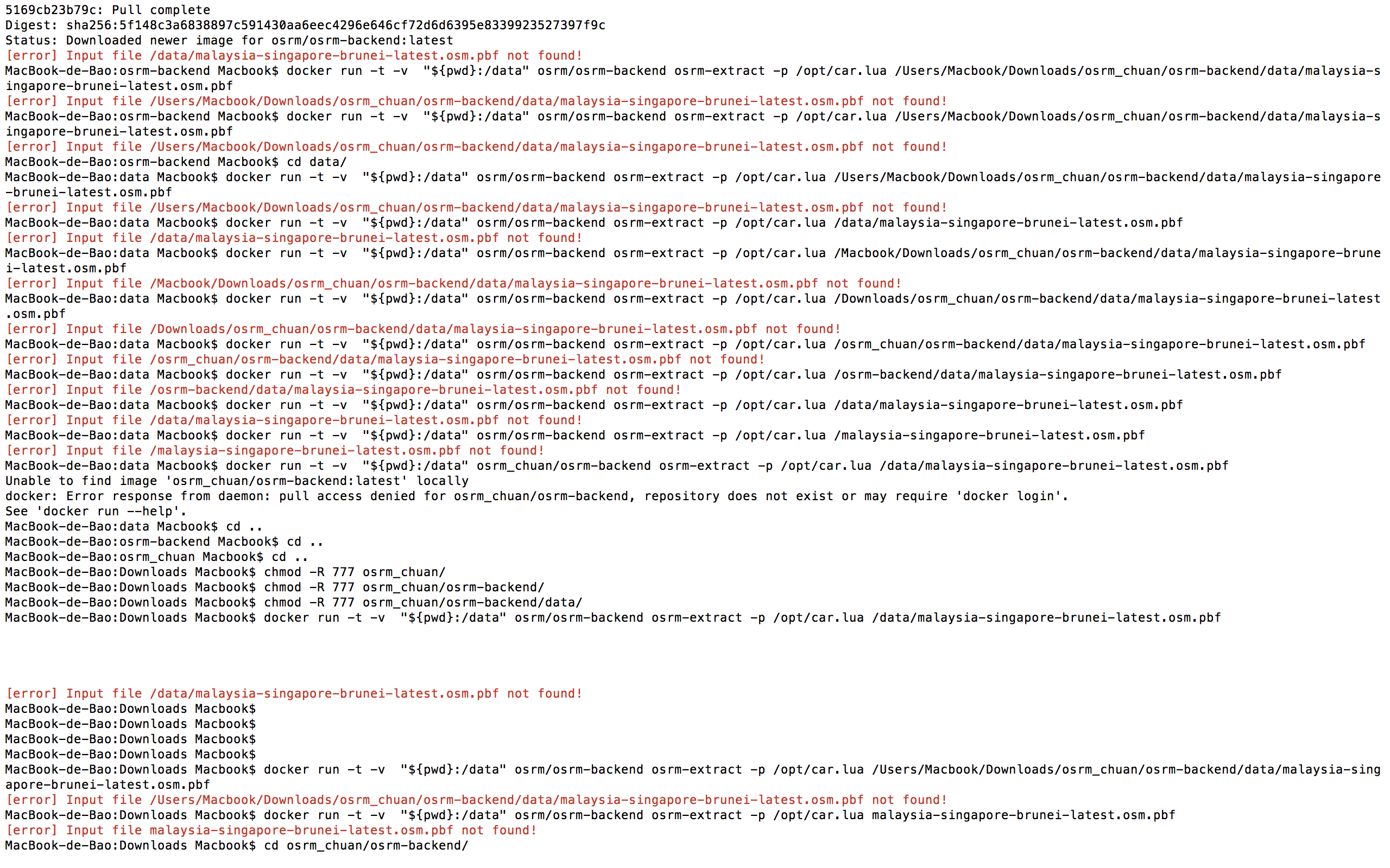Error Input File Not Found · Issue 5516 · Project Osrmosrm Backend