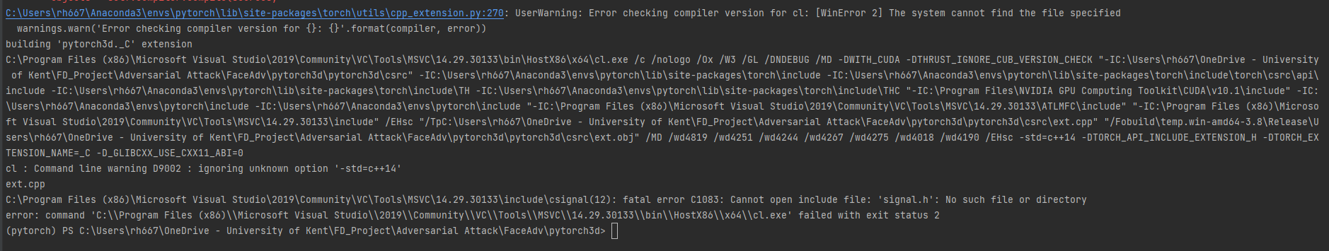 Facing Issues While Trying To Install Pytorch3d In Windows · Issue 1226 · Facebookresearch