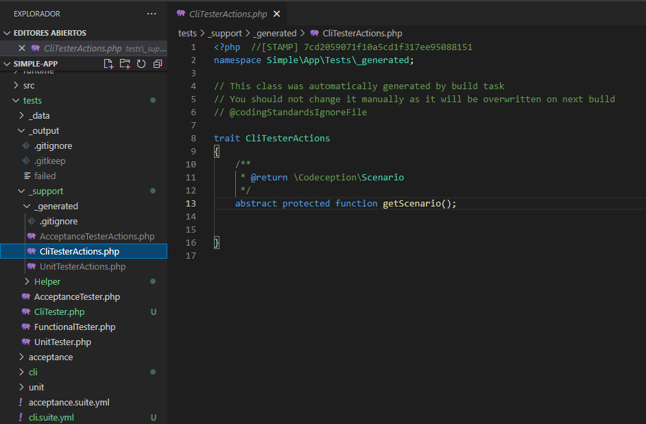 Cli suite does not work. · Issue #6249 · Codeception/Codeception · GitHub