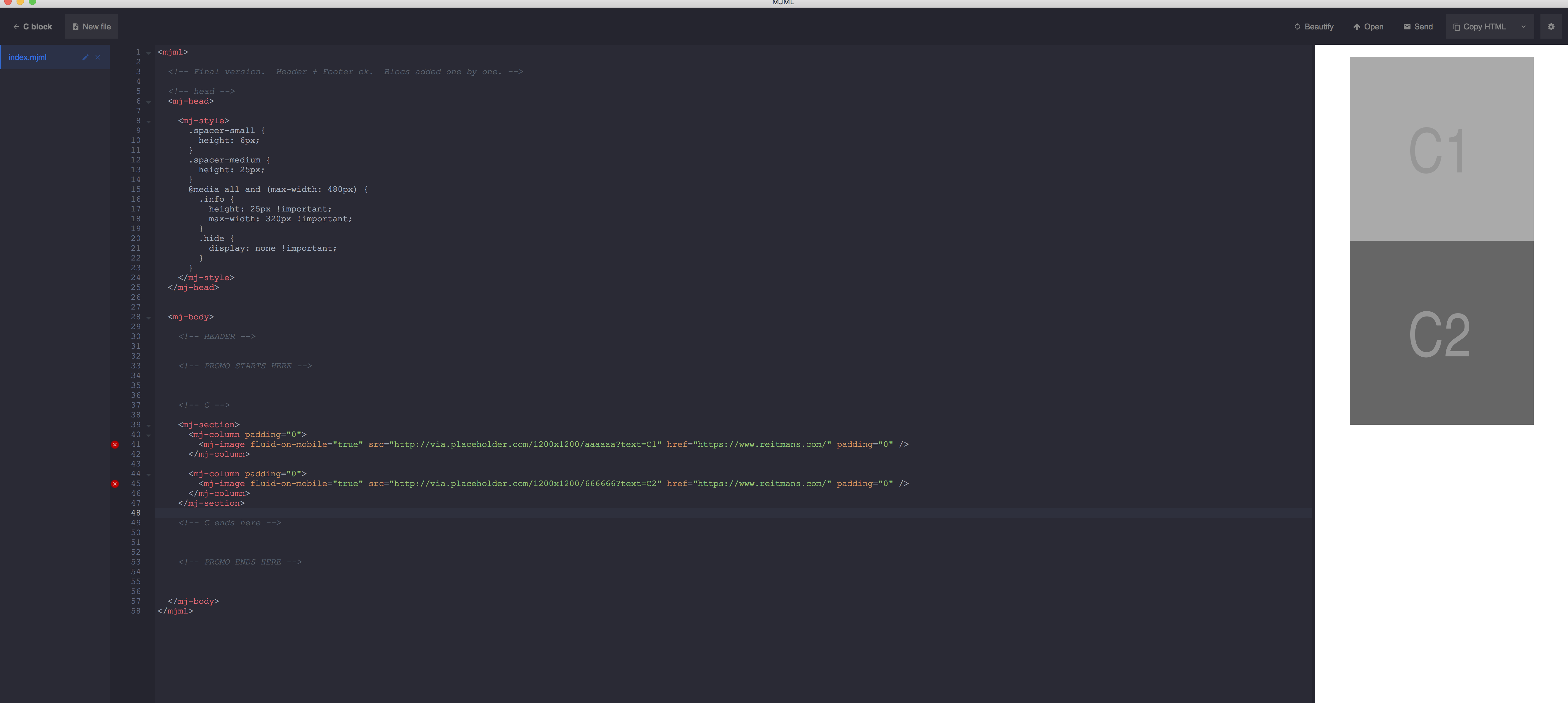 Two columns images won't expand at 100% in mobile. · Issue #1323 · mjmlio/mjml · GitHub