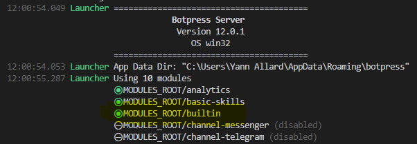 Create bot button disabled all the time · Issue #758 · botpress/v12 · GitHub