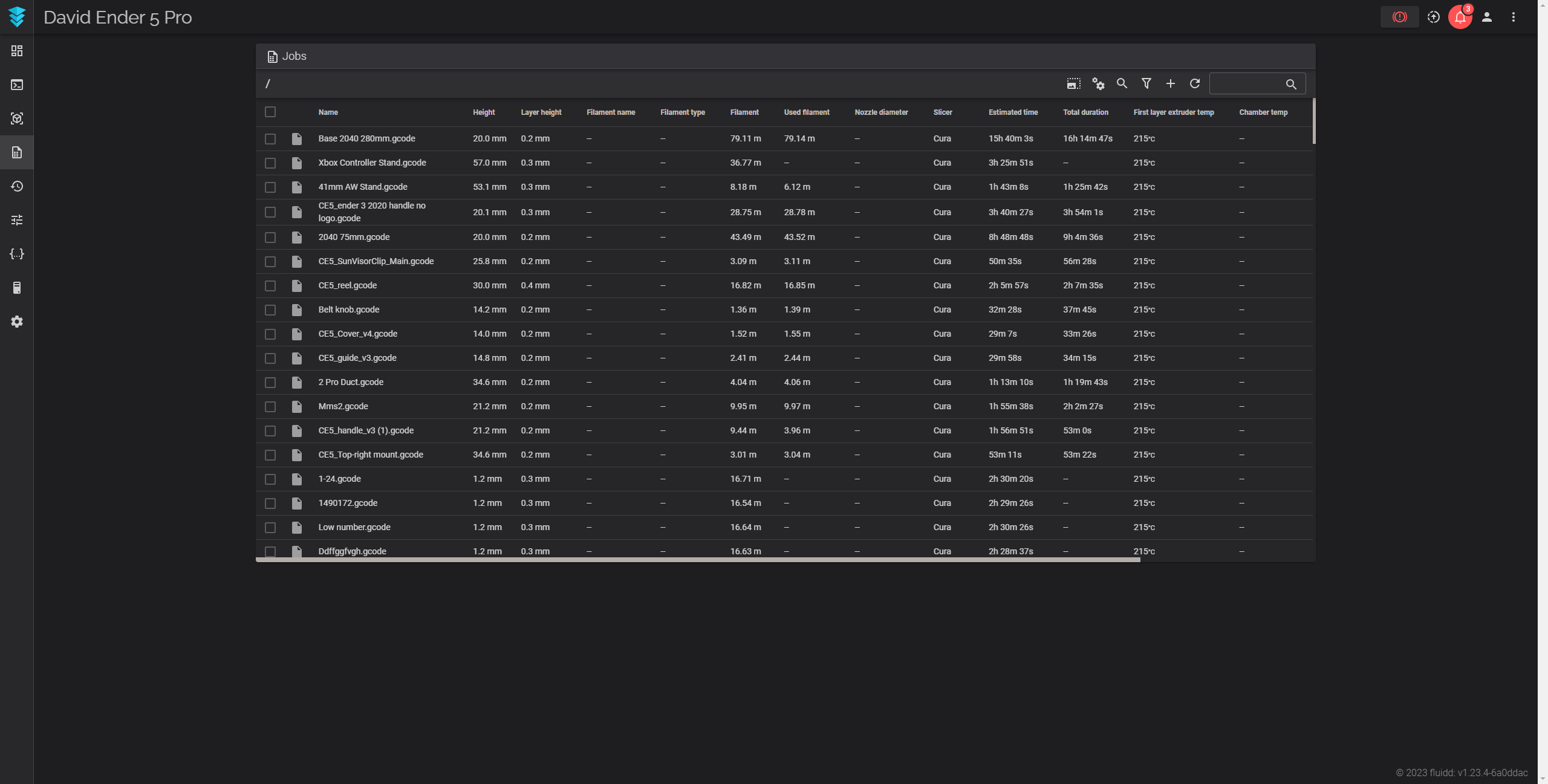 Allow 2 columns to be full width · Issue #1087 · fluidd-core/fluidd · GitHub