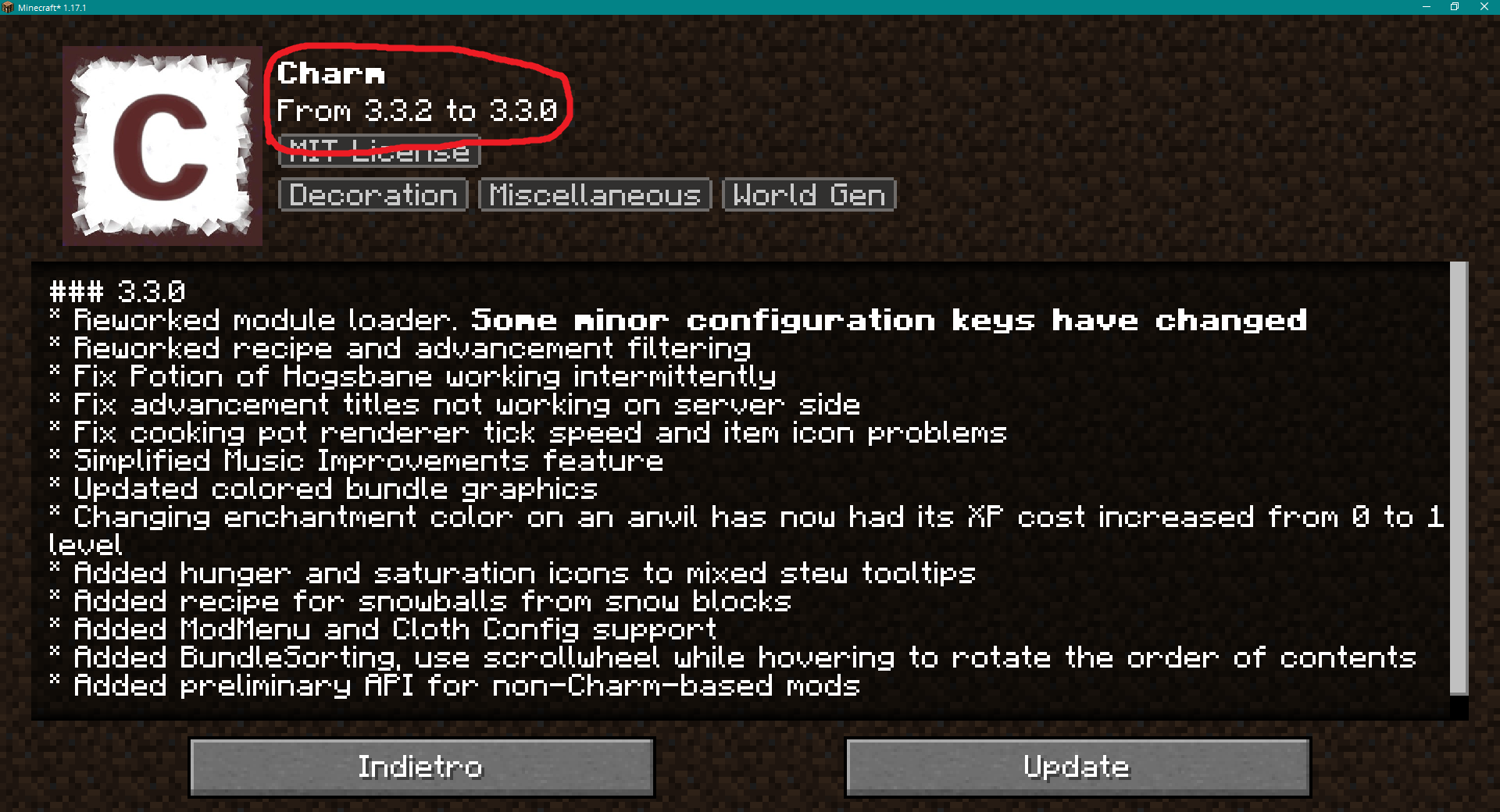 Error updating mods on fabric 1.17.1 · Issue #42 · ModManagerMC/ModManager · GitHub