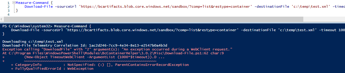 Get-BCArtifactUrl error on windows 11 · Issue #2315 · microsoft ...