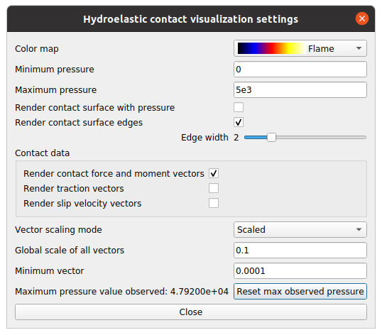 Consistent Visualization Of Contact Forces From Hydroelastic Contacts And From Point Contacts